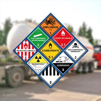 Señales Para Transporte De Residuos Peligrosos Ingevial